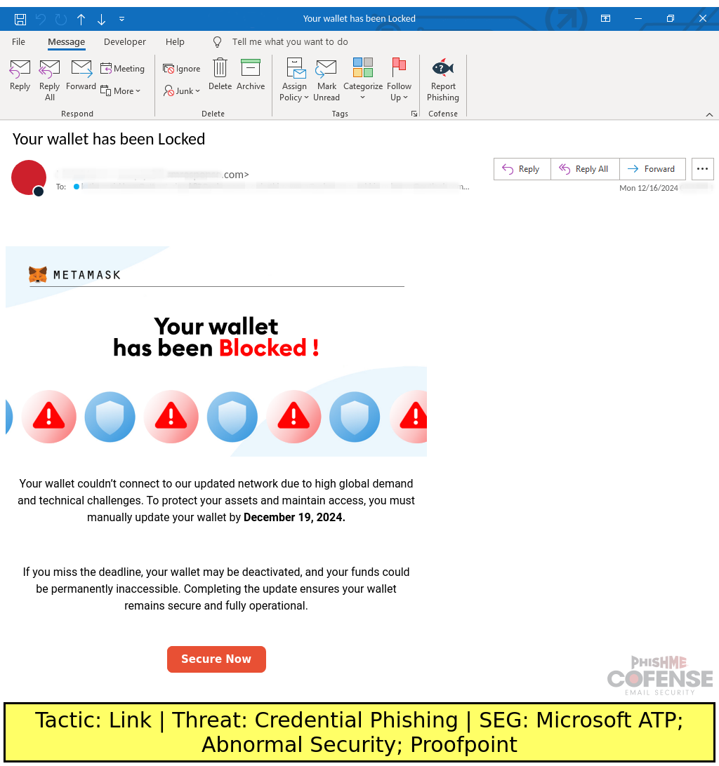 Real Phishing Email Examples & Threats | Cofense