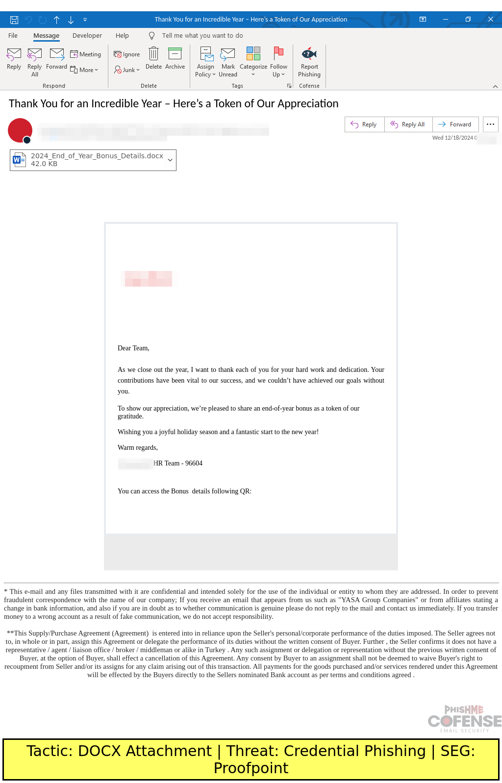 Real Phishing Email Examples & Threats | Cofense