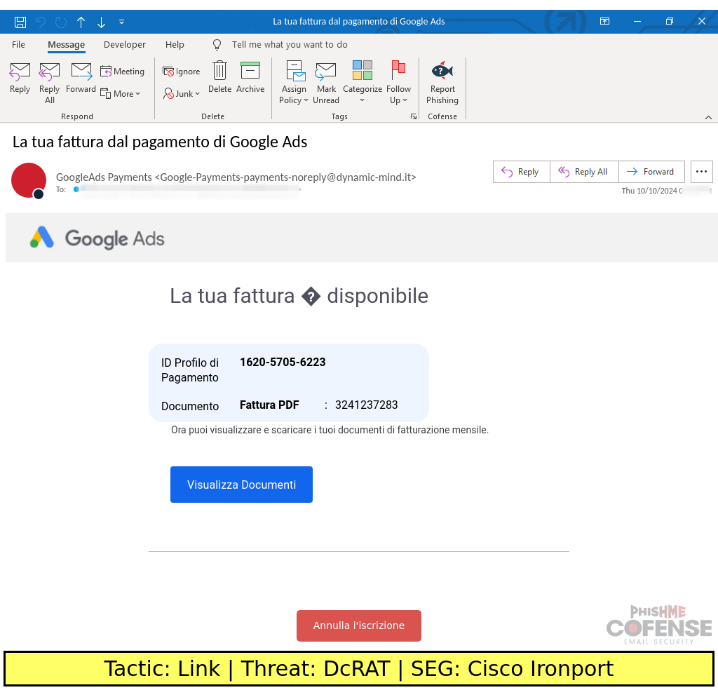 Real Phishing Email Examples & Threats | Cofense