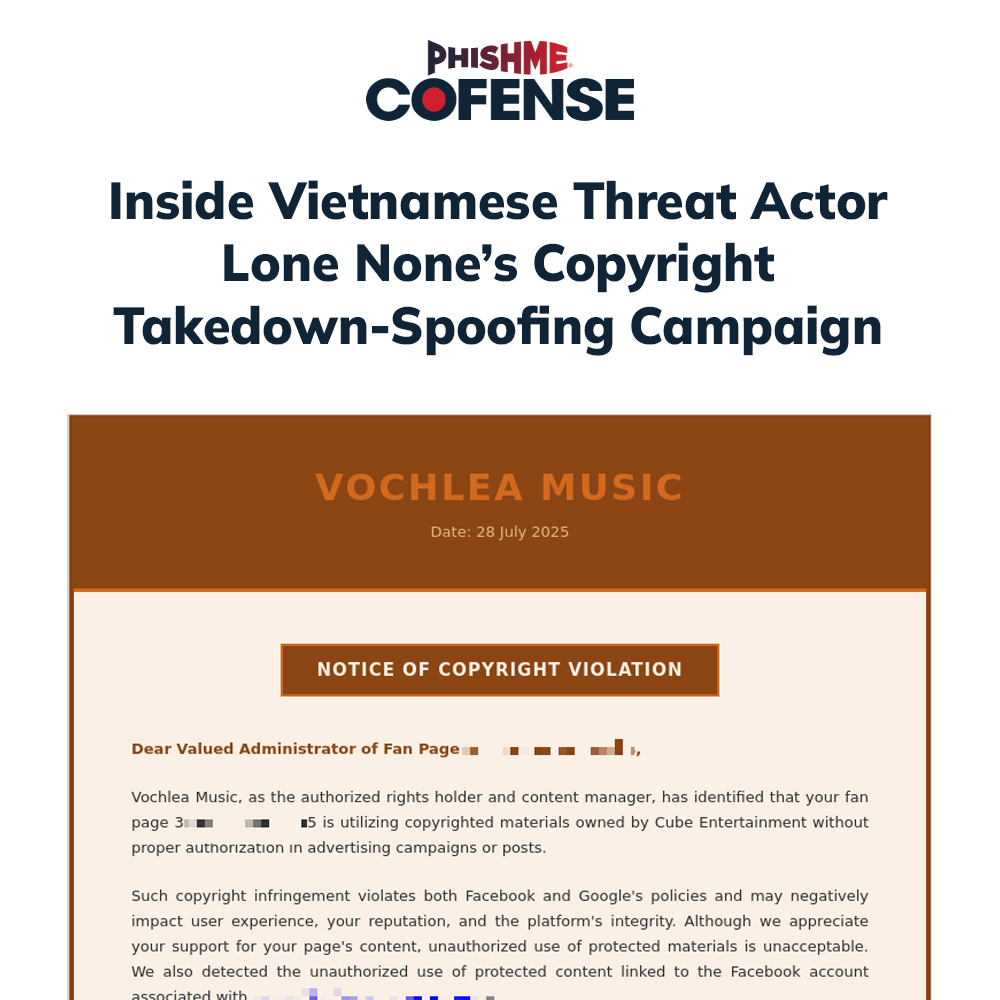Inside Lone None’s Evolving Copyright Takedown Phishing Campaign